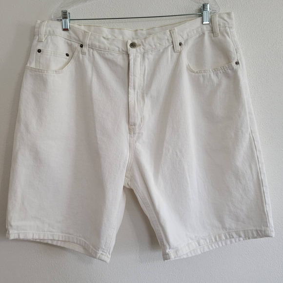 Route 66 | Shorts | Route 66 Relaxed Fit 0 Cotton White Denim Jean Shorts | Poshmark